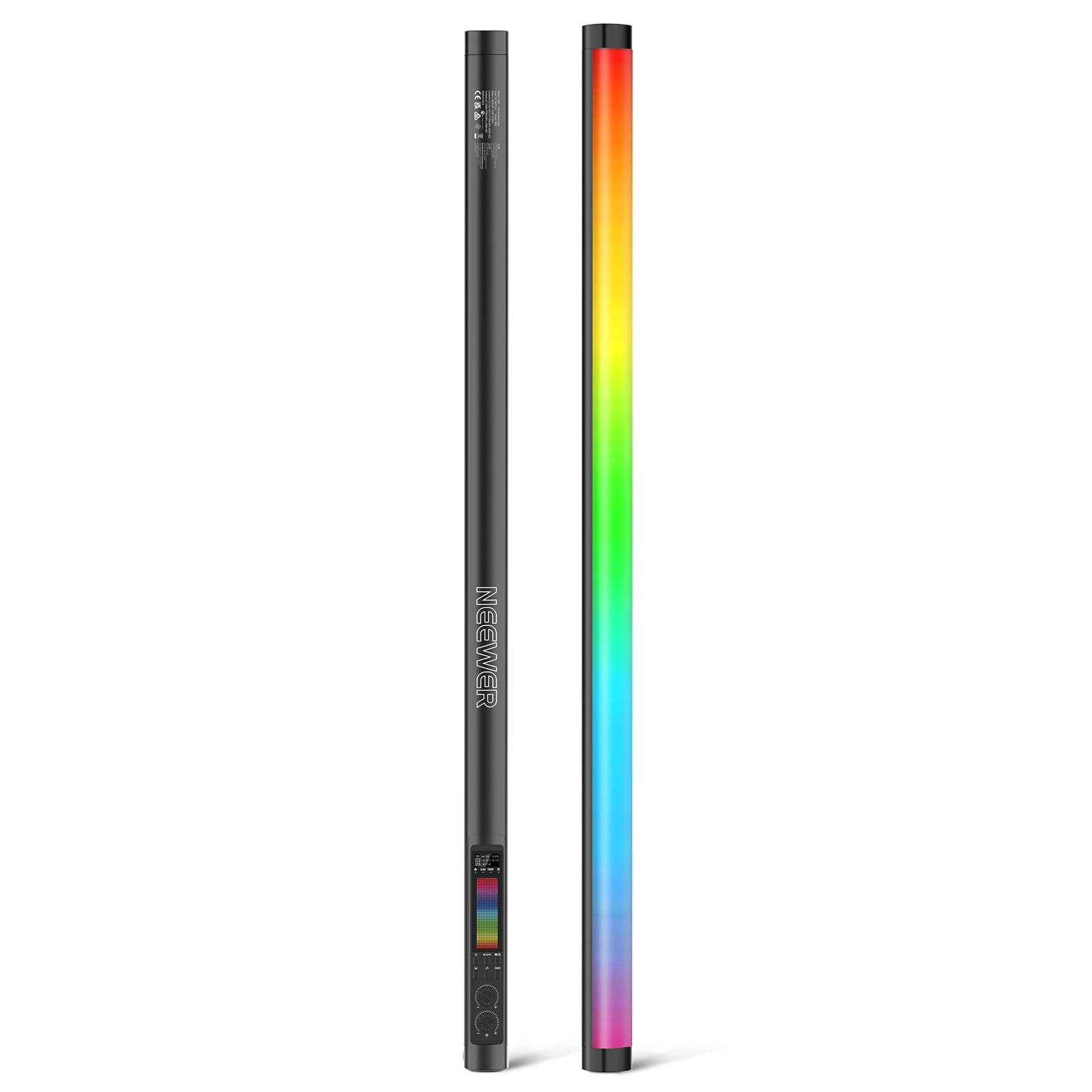 Neewer RGB Tube Light TL90C - 30W RGBWW LED Stick, 18 Scenes, 7 Effects ...