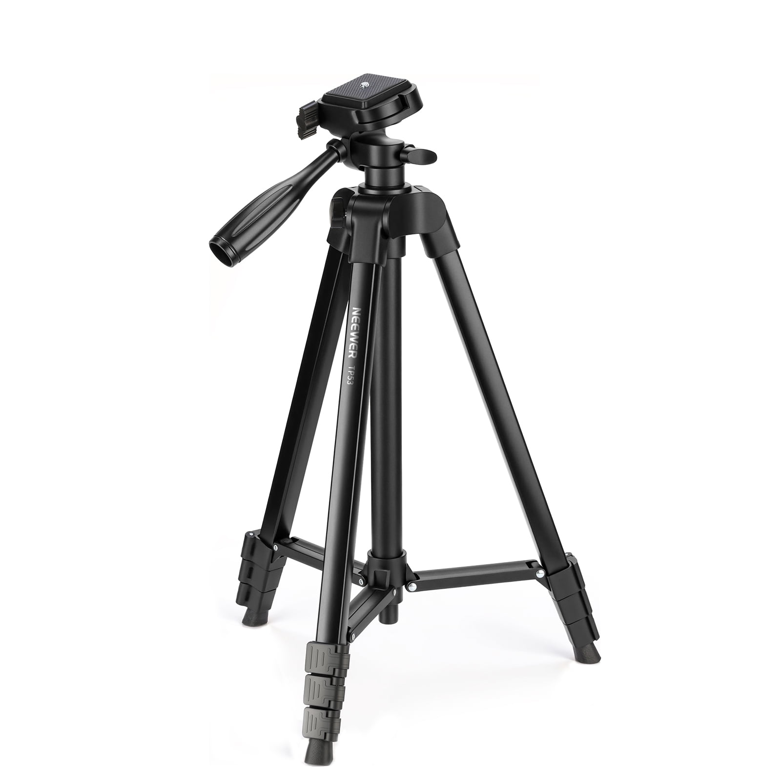 Neewer TP53 Tripod - Lightweight Metal Stand w/Cold Shoe, for iPhone ...