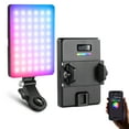 Neewer VL67C RGB Selfie Light, APP Control, 94 LED CRI97, 2000mAh, Cold ...