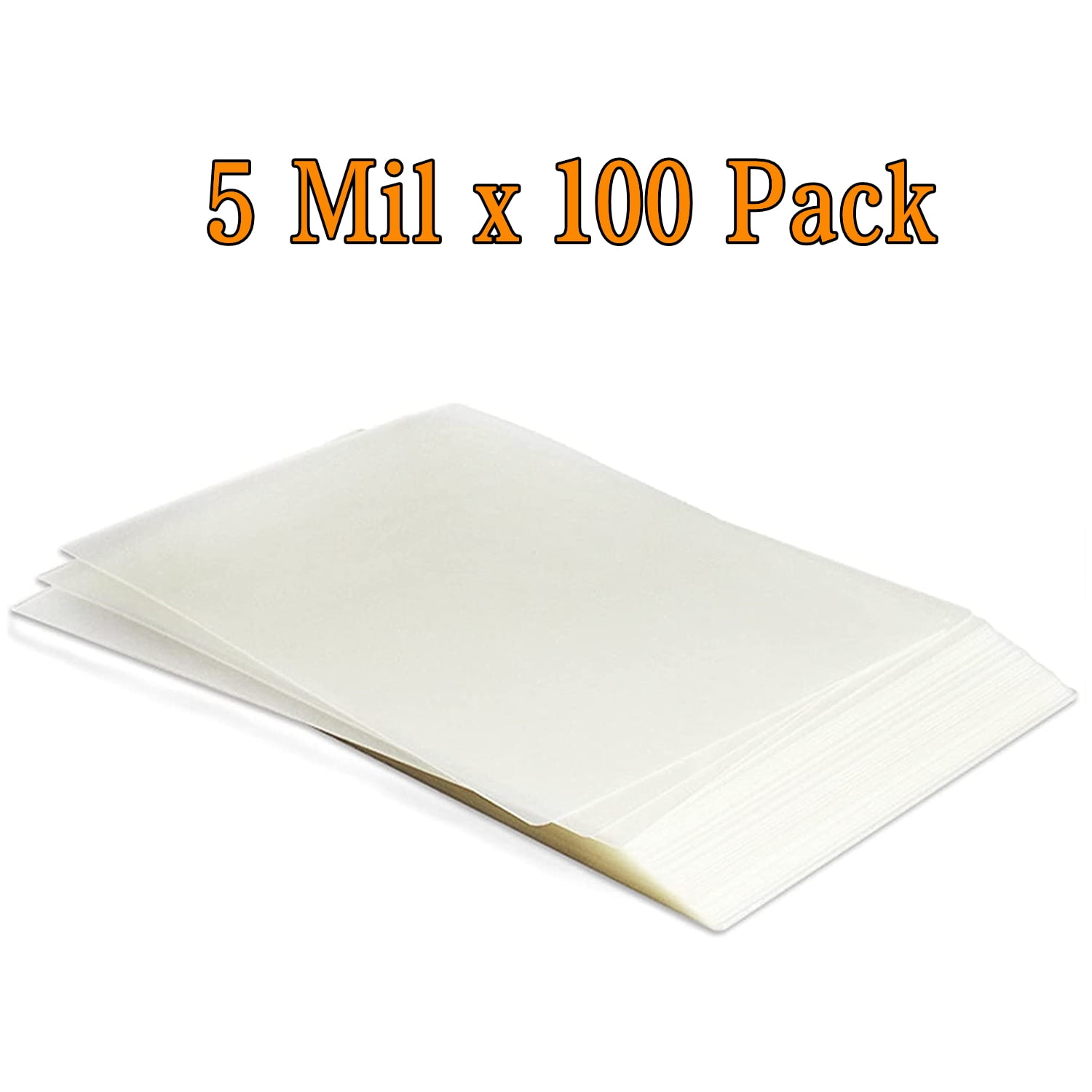 NefLaca 100 Pack Thermal Laminating Pouches 9" x 11.5" 5Mil Clear ...