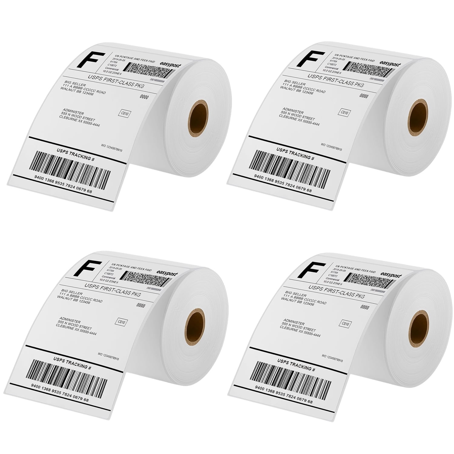 NefLaca 4x6 Thermal Labels, 1000 Shipping Labels, 250 per Roll White ...