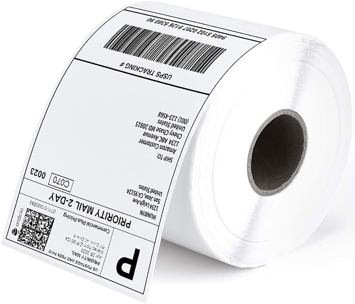 NefLaca 4x6 Thermal Shipping Lables Roll, 500 Labels/Roll,Compatible ...