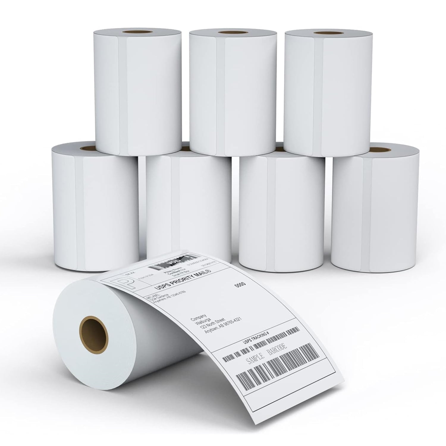 NefLaca 8 Rolls 4"x6" Direct Thermal Shipping Labels, 250 Labels/Roll ...
