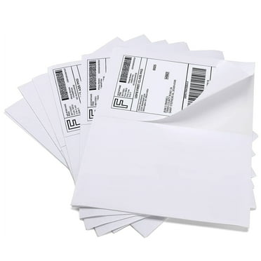 SJPACK 100 Full Sheets Labels, 8.5" x 11" Shipping Labels, Blank White ...