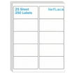 "SJPACK 100 Full Sheets, 8.5""x11"" Shipping Labels, Laser/Inkjet ...