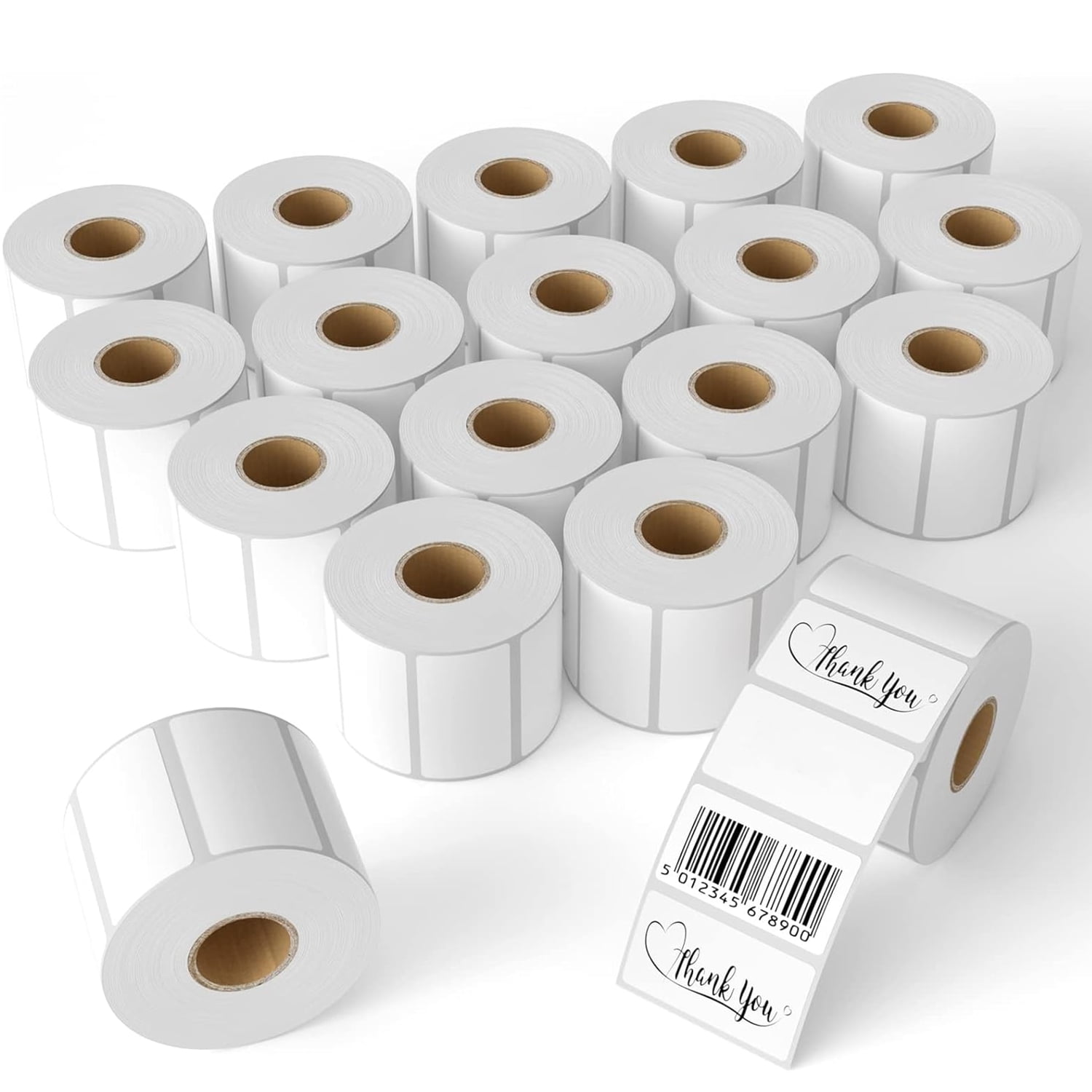 NefLaca Thermal Labels, 2-1/4 x 1-1/4 inches, Barcode Labels, Easy to Peel, 1000 Labels per Roll ...