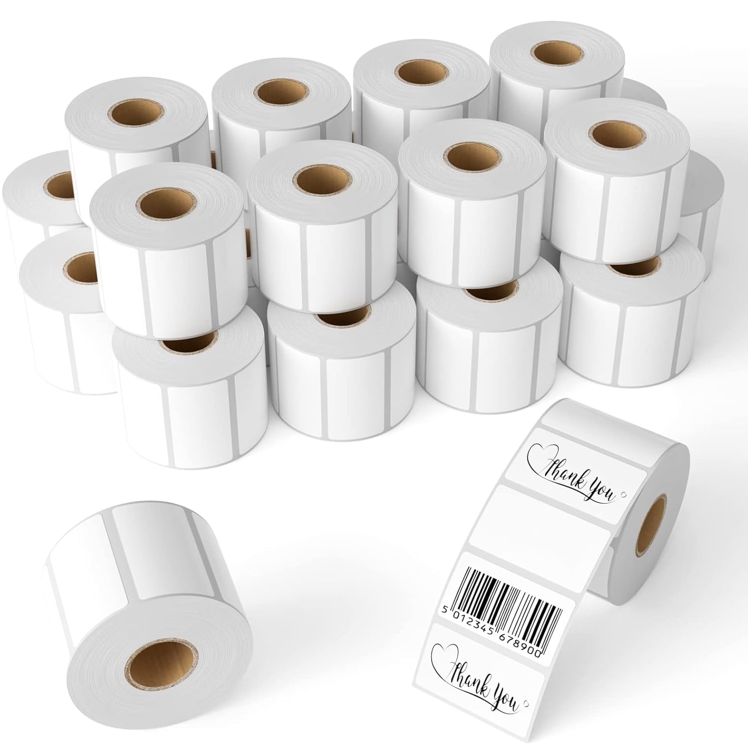 NefLaca Thermal Labels 2.25" x 1.25", Perforated Shipping Labels for ...