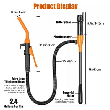 Walmart Portable Rechargeable Liquid Transfer Syphon Pump - Cordless ...