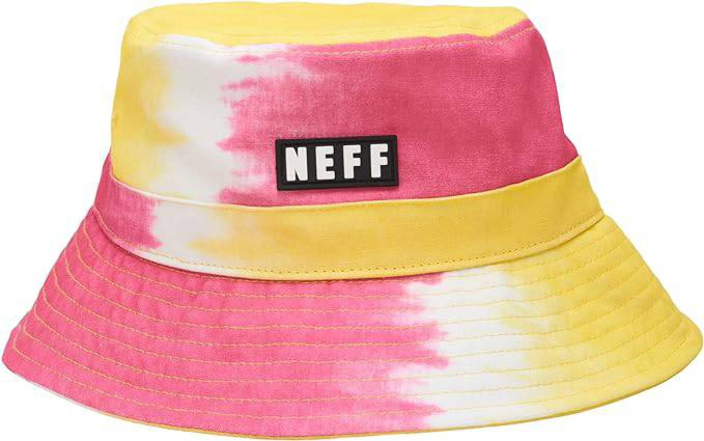 Neff Bucket Hat Double Dip Pink Yellow Bucket Hat - Walmart.com