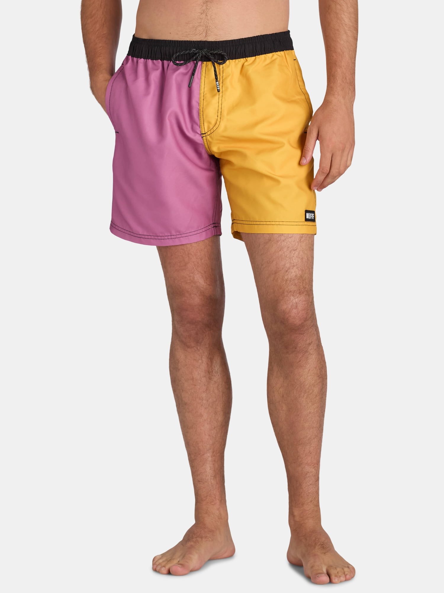 Neff Men's and Men's Big & Tall Swim Shorts, Keep It Simple, Sizes S ...