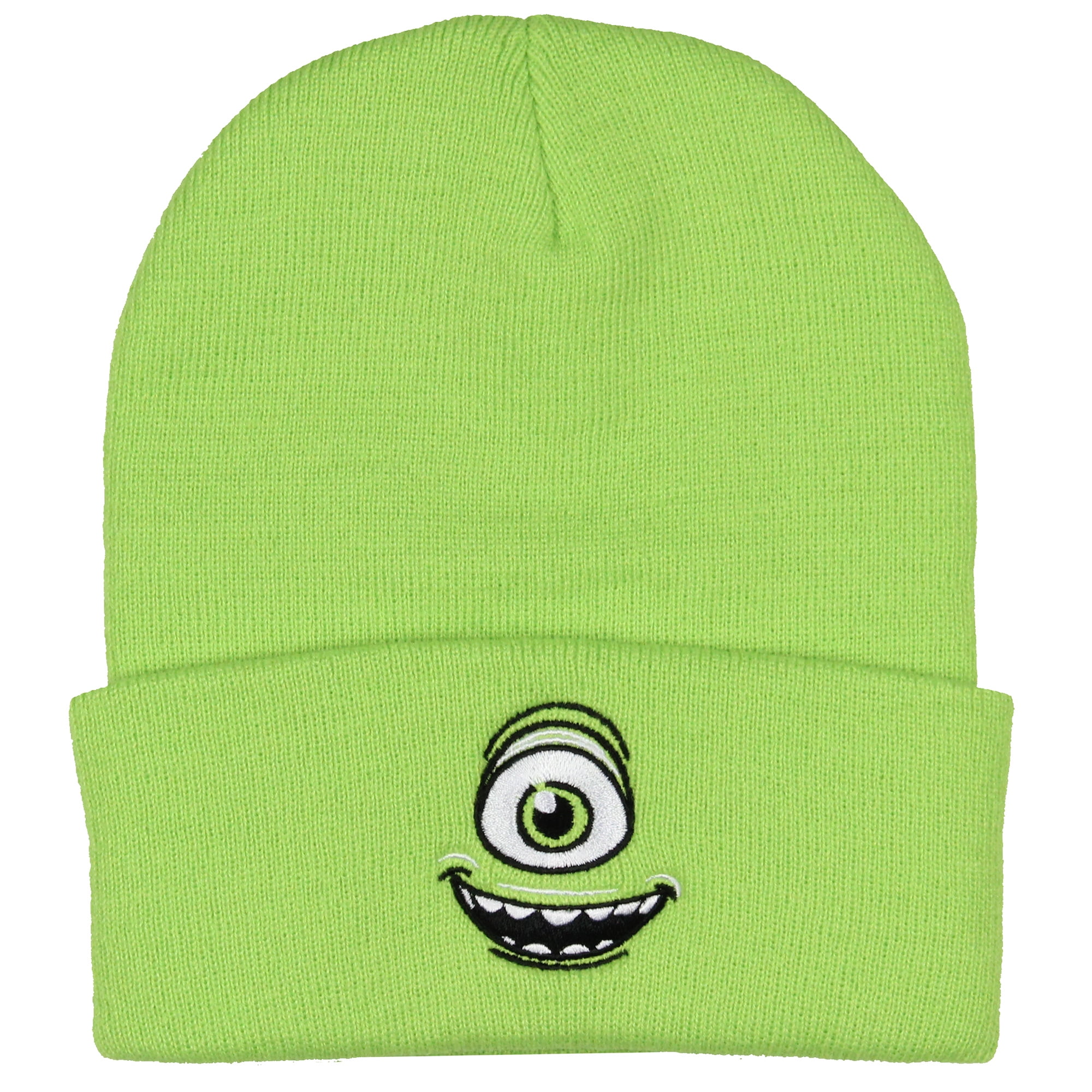 Neff Monsters Inc. Mike Wazowski Embroidered Face Fold Cuff Adult ...