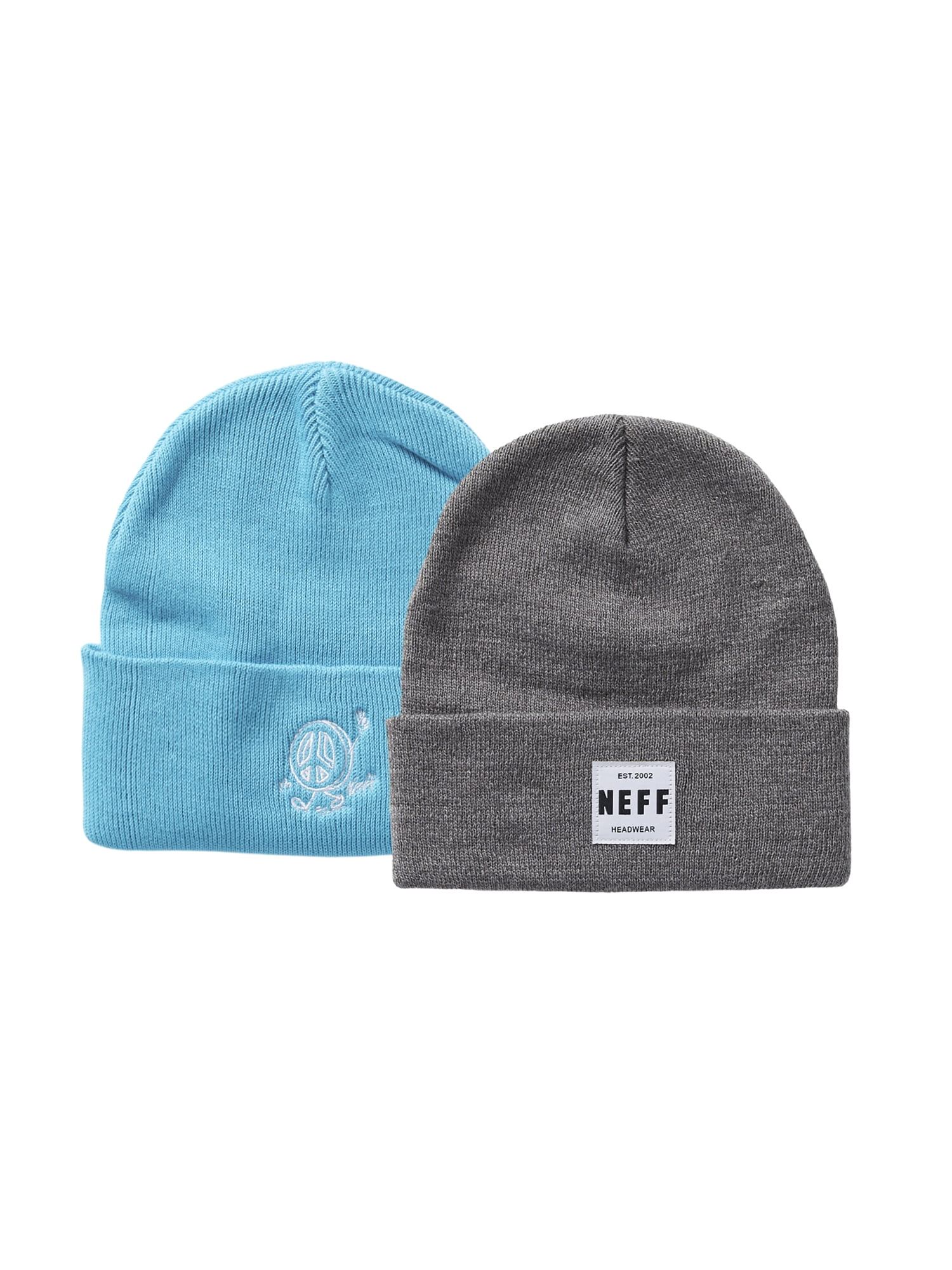 Neff Peace Gone and Lawrence Men's Beanies, 2 Pack - Walmart.com