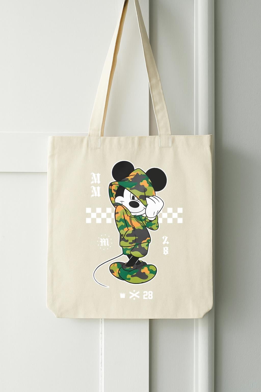 Neff X Disney Men's Mickey Mouse in Camo pants Tote Bag in Black ...