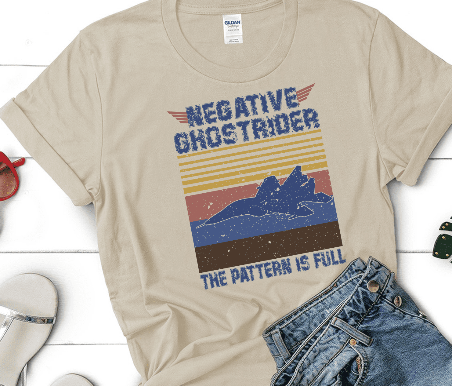 Negative Ghost Rider The Pattern Is Full, Retro Vintage shirt - Walmart.com