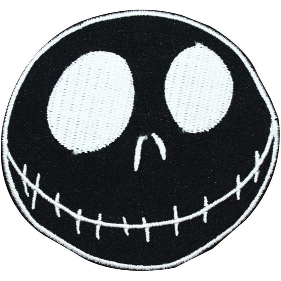 Negative Jack Face Movie Character/Nightmare Before Christmas Iron-On ...