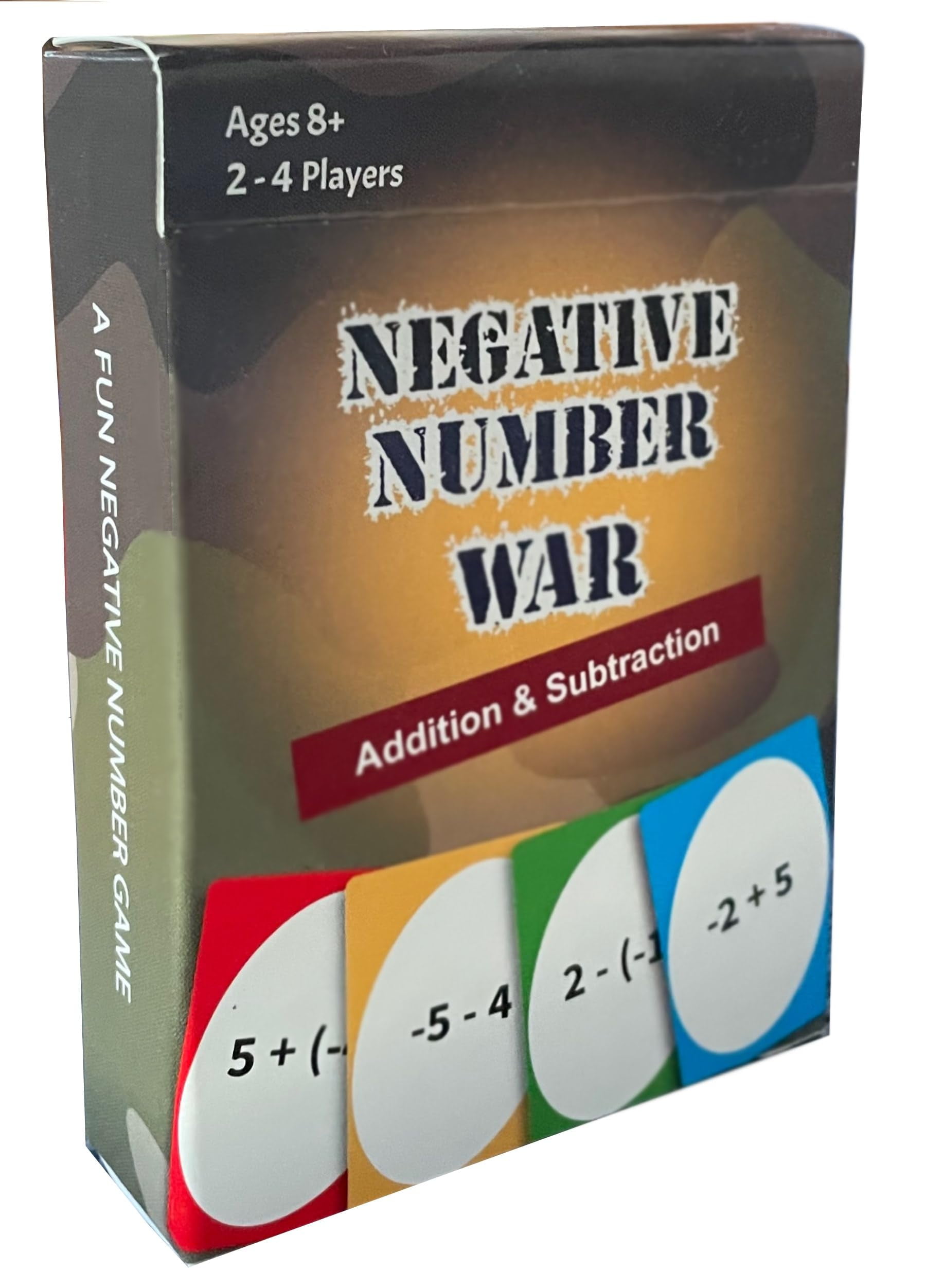 Negative Number War - MMF7 A Fun Pre-Algebra Math Game for Kids 8-12 ...