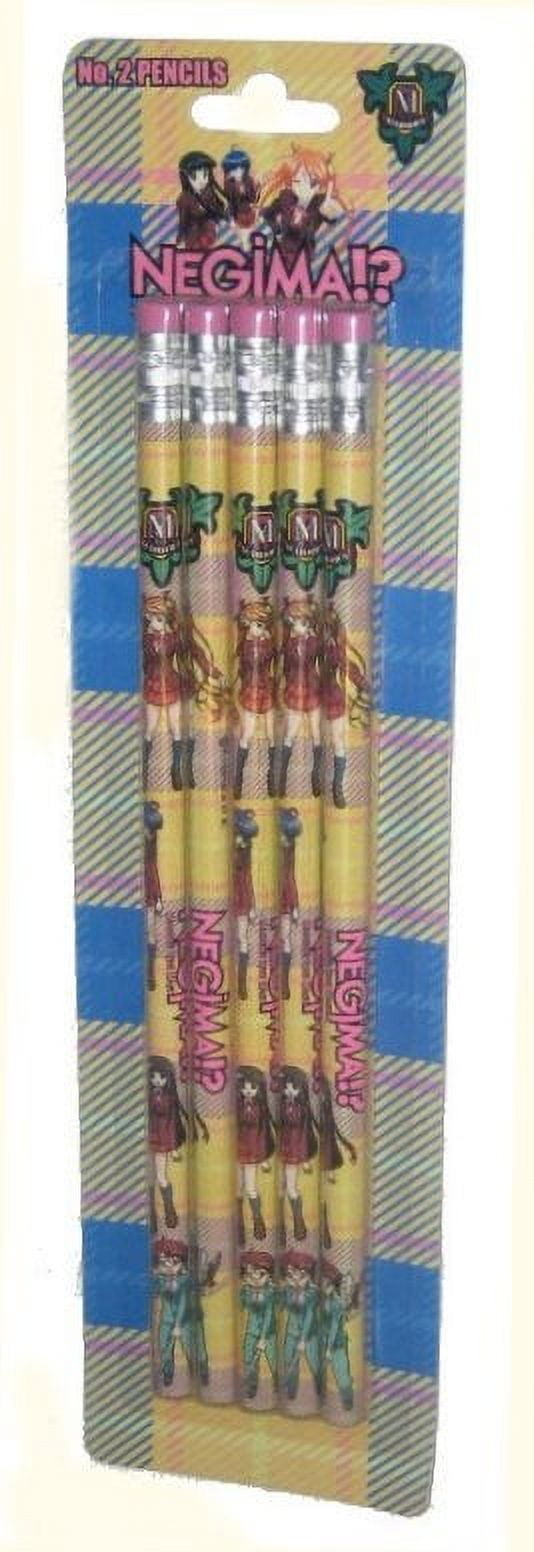 Negima Characters Anime Pencil Pack - (5 Pencils) - Walmart.com
