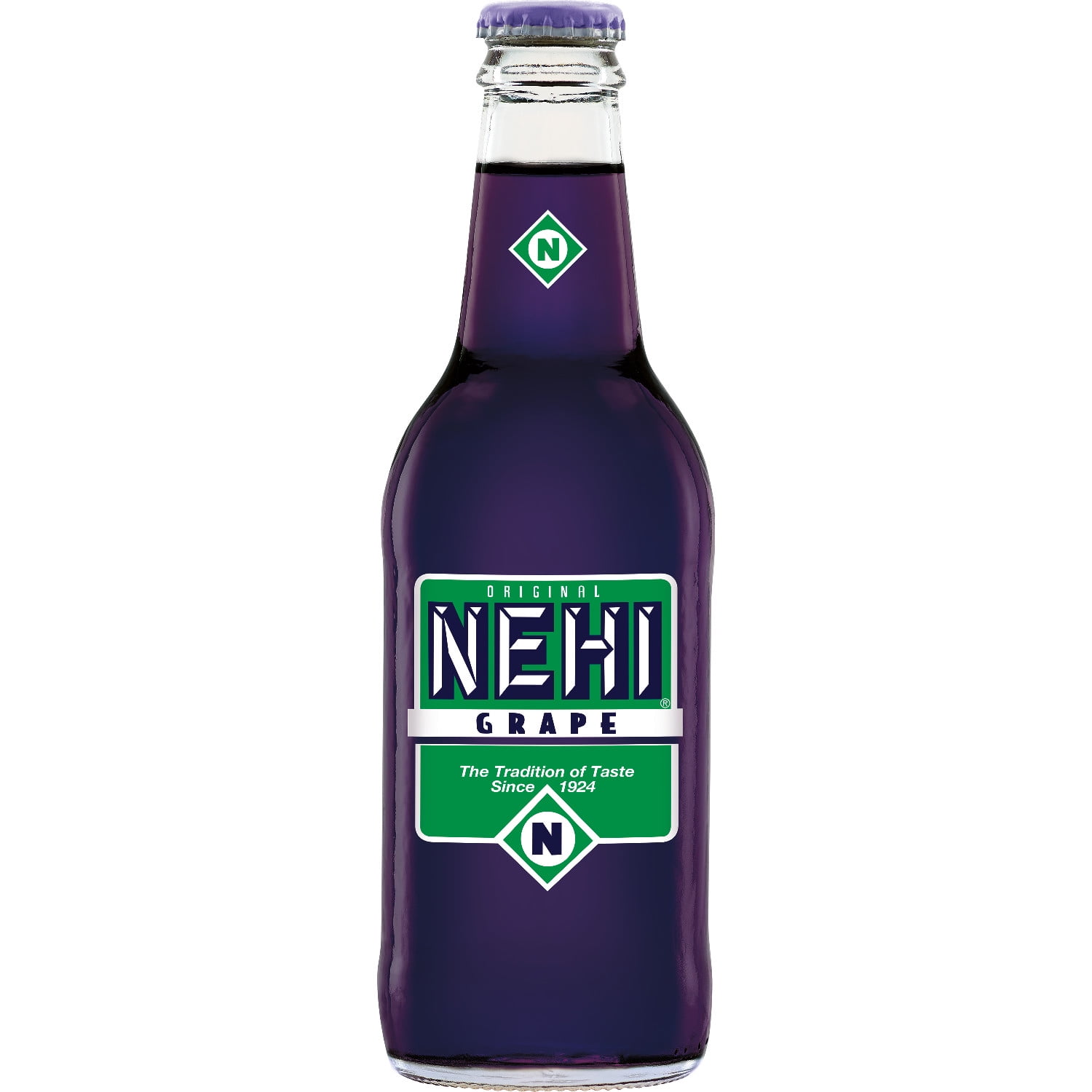 Nehi Soft Drinks: Caffeine Free Grape Soda Pop, 12 fl oz, Glass Bottle ...