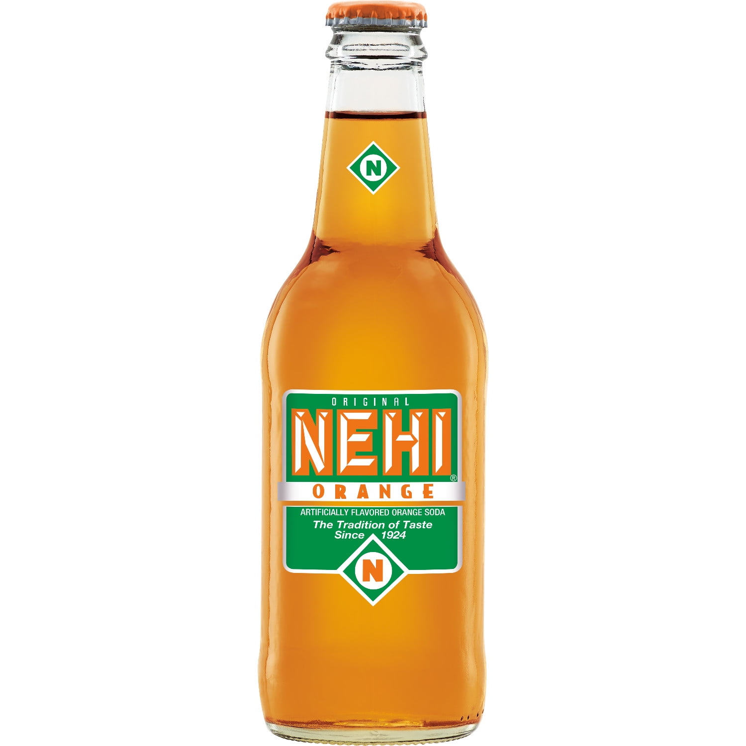 Nehi Caffeine Free Orange Soda Pop, 12 fl oz, Glass Bottle - Walmart.com