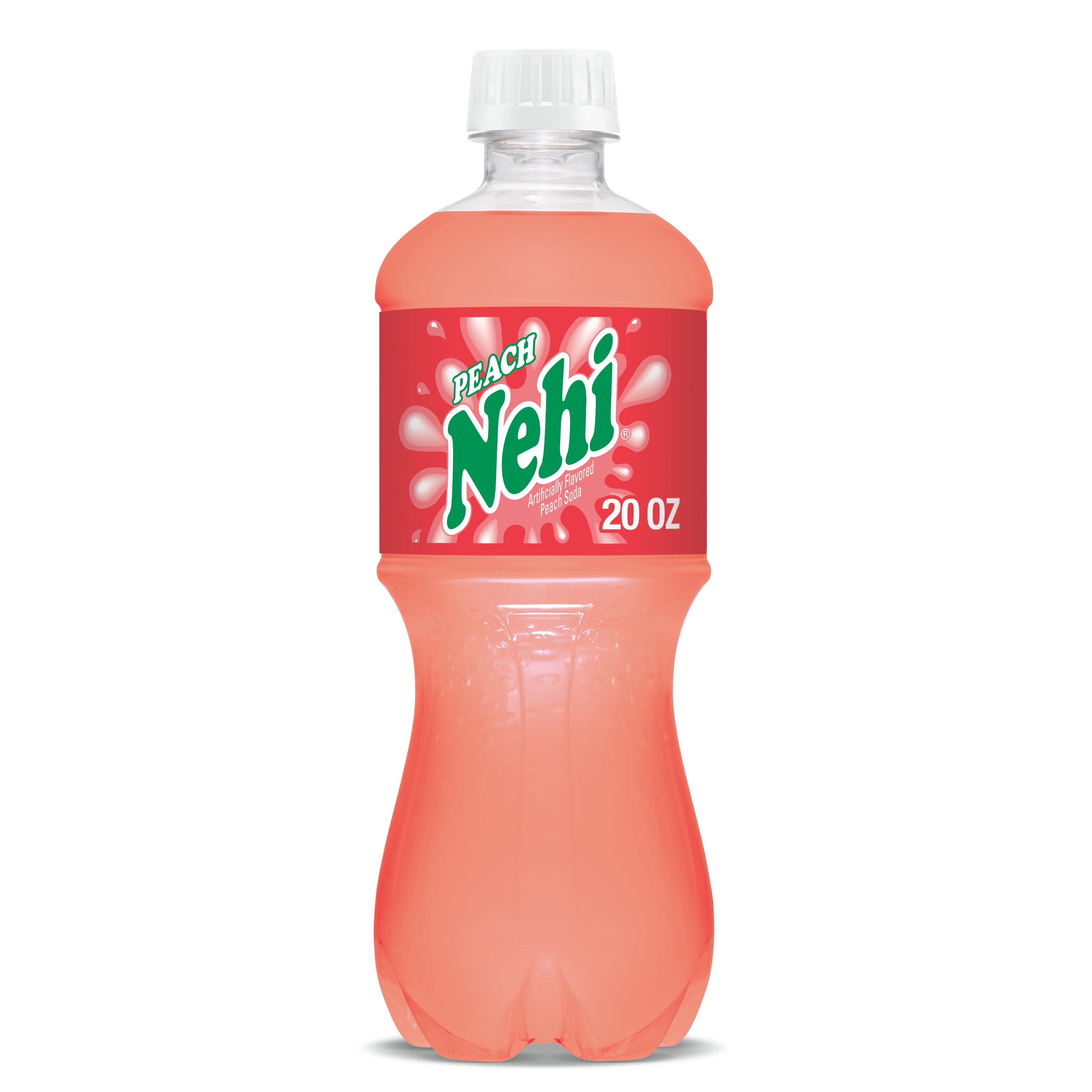 Nehi Caffeine Free Peach Soda Pop, 20 fl oz, Bottle - Walmart.com