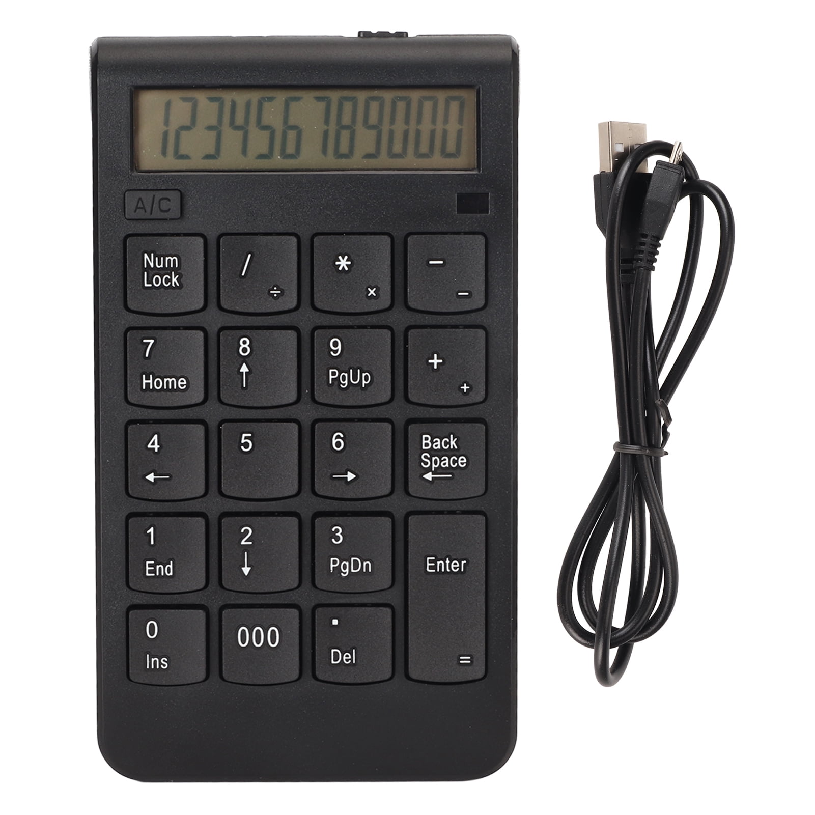 Nehlobo 2.4G Numeric Keypad with Screen U Shaped Keys 32.8ft Effective ...