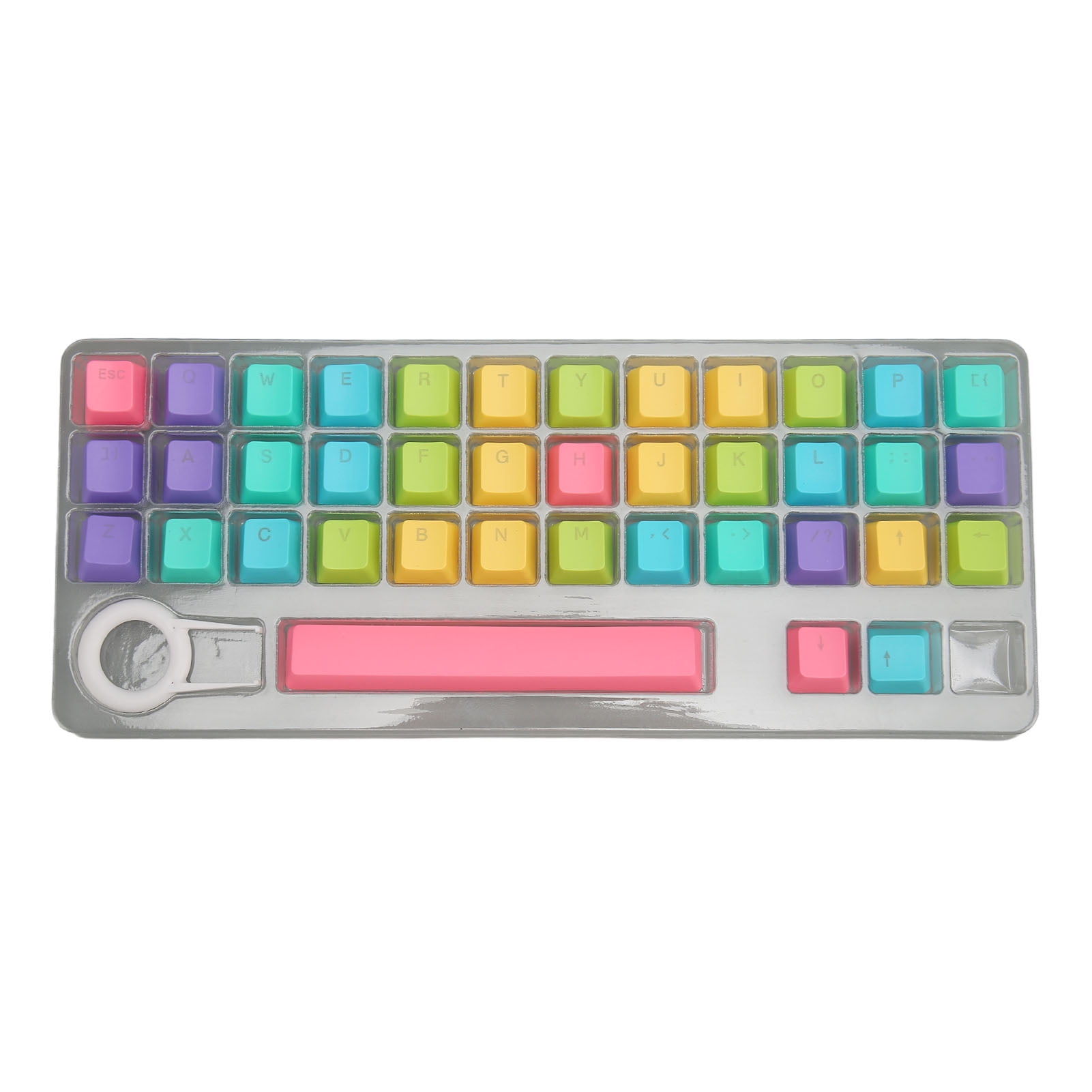 Nehlobo 39 Keys Mechanical Keycap DIY Colorful Backlight Exquisite ...