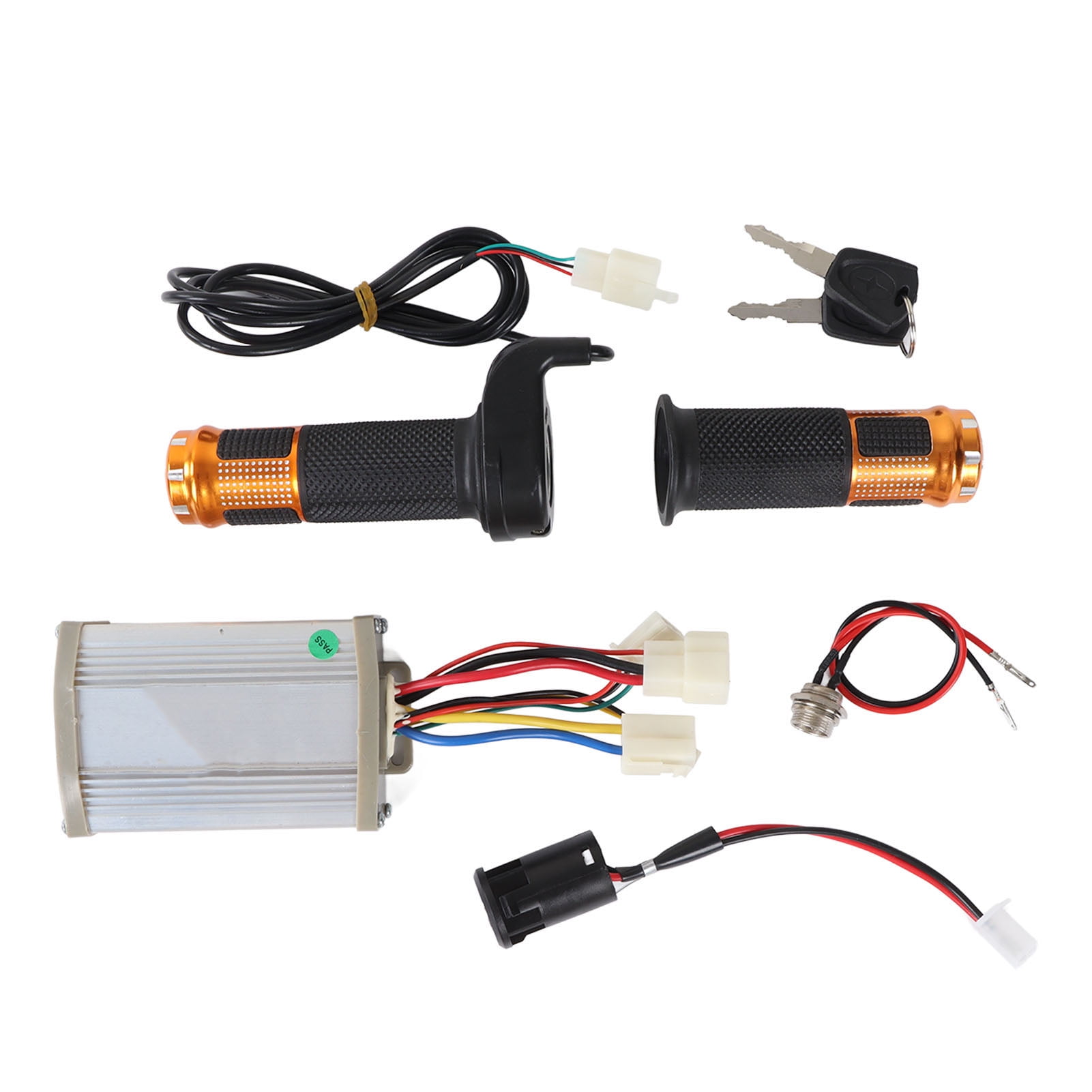 Nehlobo 48V 800W Brushed Motor Controller Kit with Throttle Grip Lock ...