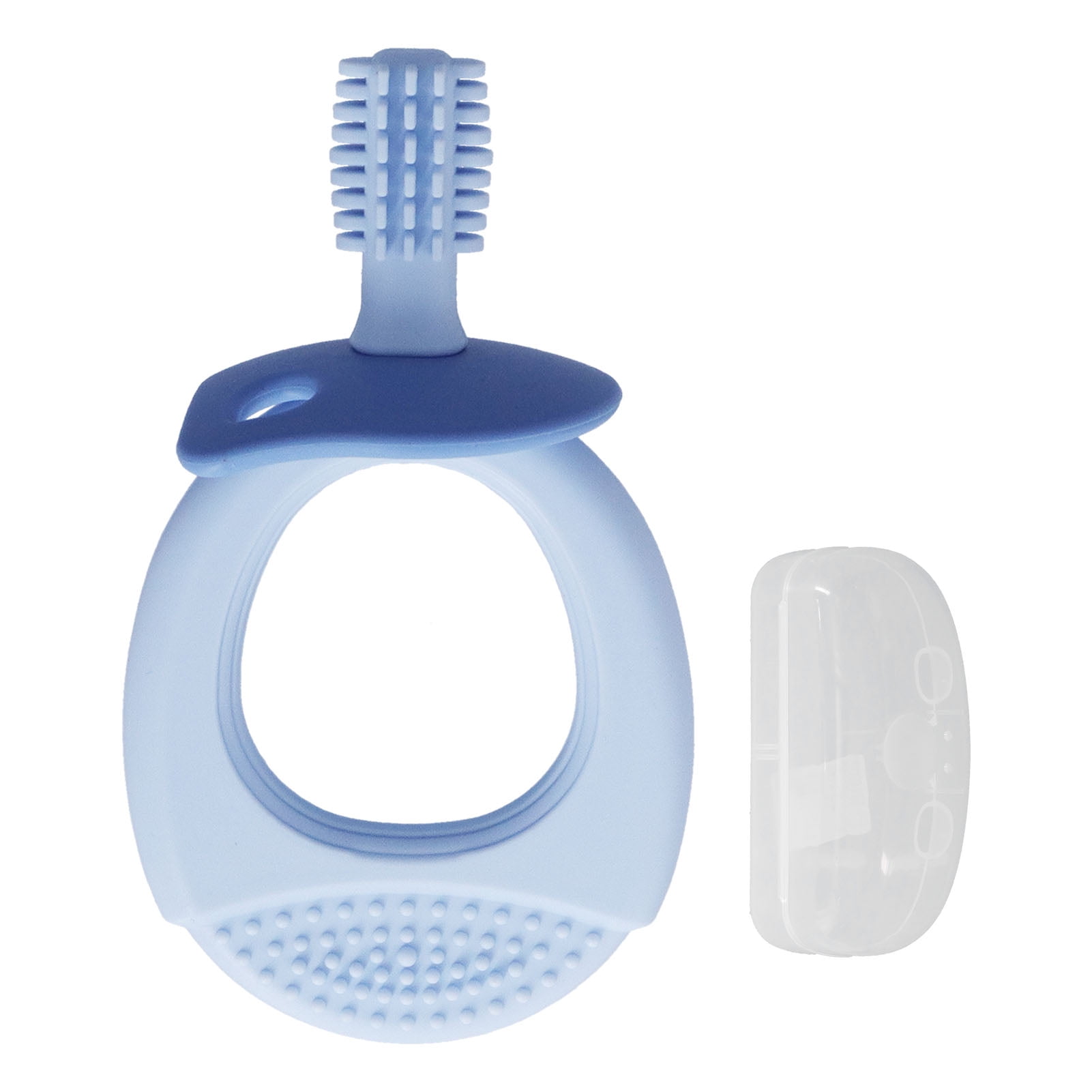 Nehlobo Baby Training Toothbrush Safe Soft Silicone 360 ° Brush Hair ...