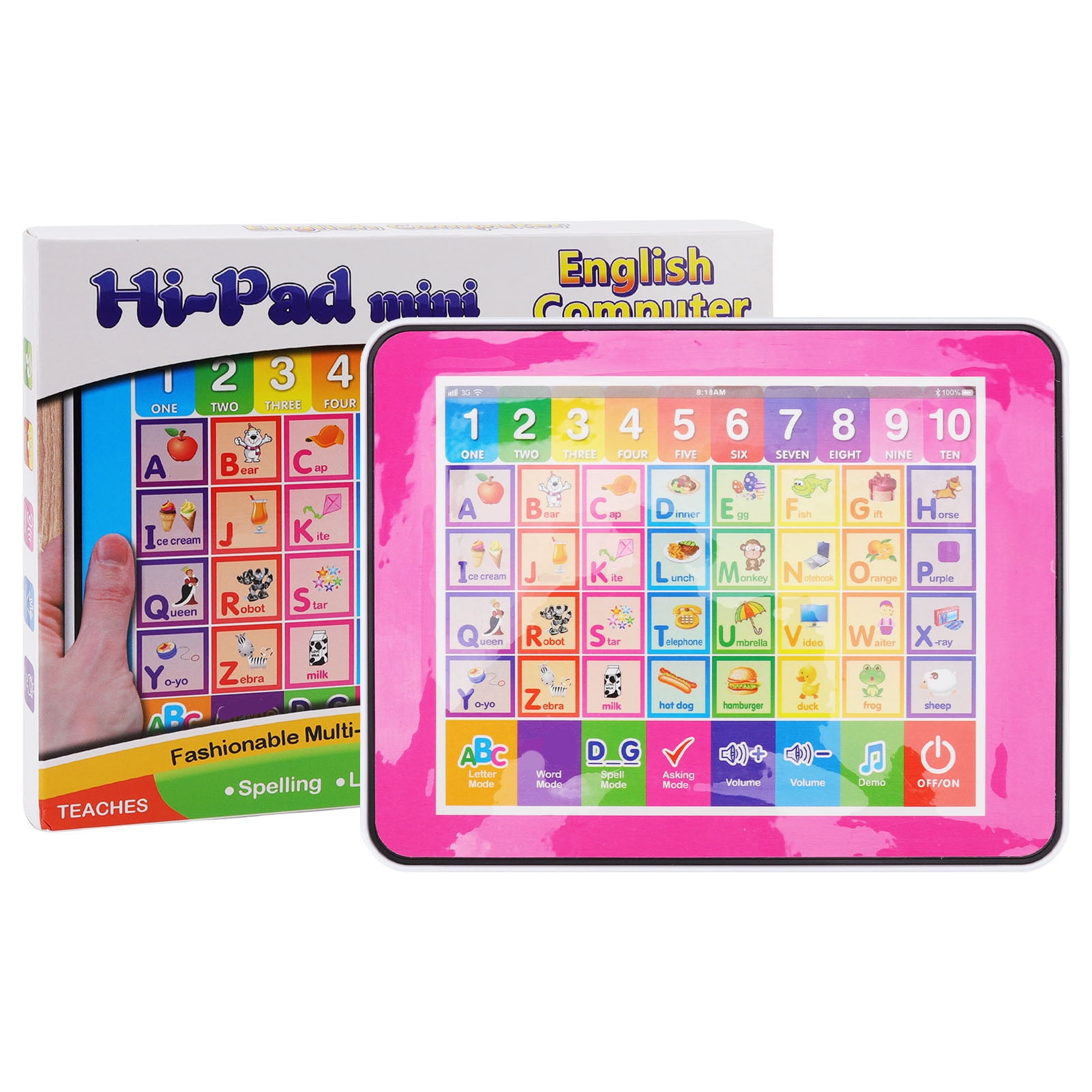 Nehlobo Children English Learning Machine 6 Educational Functions Rich ...