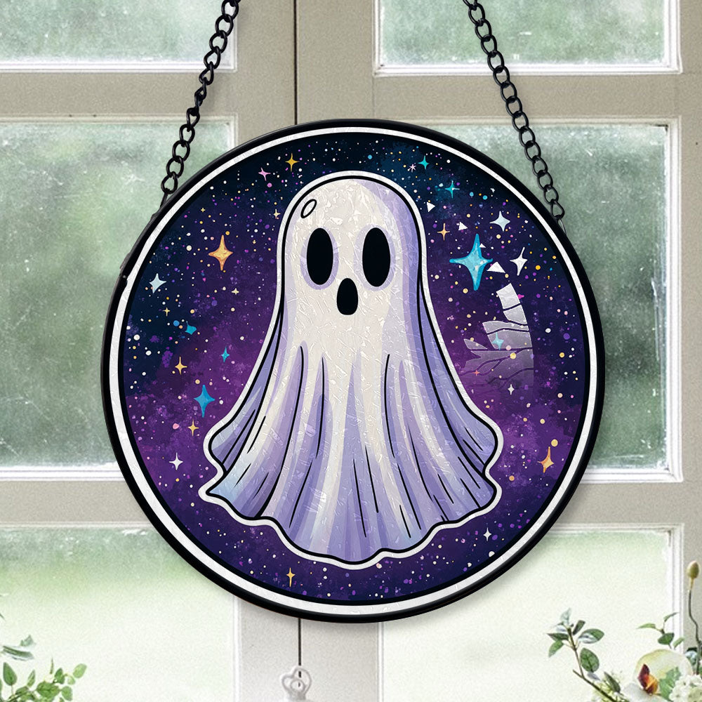 Neighbor Christmas Gift - Halloween White Star Ghost Purple Starry Sky ...