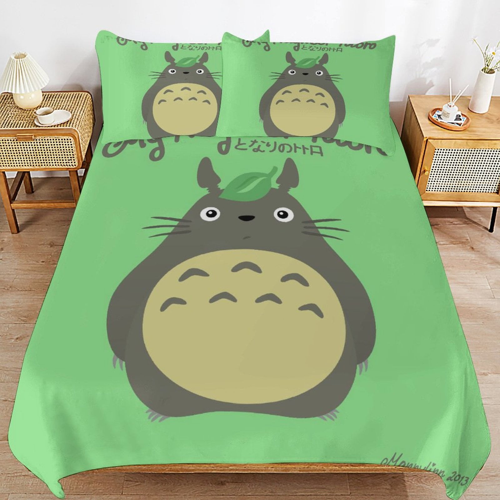 My Neighbor Totoro Bed Duvet Cover Microfiber Bedding Sets 3D Printed ...