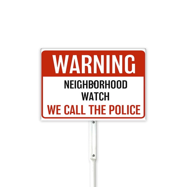 Neighborhood Crime Watch Sign Neighborhood Watch Area Sign Rust Free ...