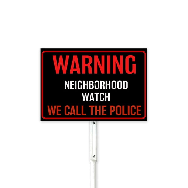 Neighborhood Crime Watch Sign Neighborhood Watch Area Sign Rust Free ...