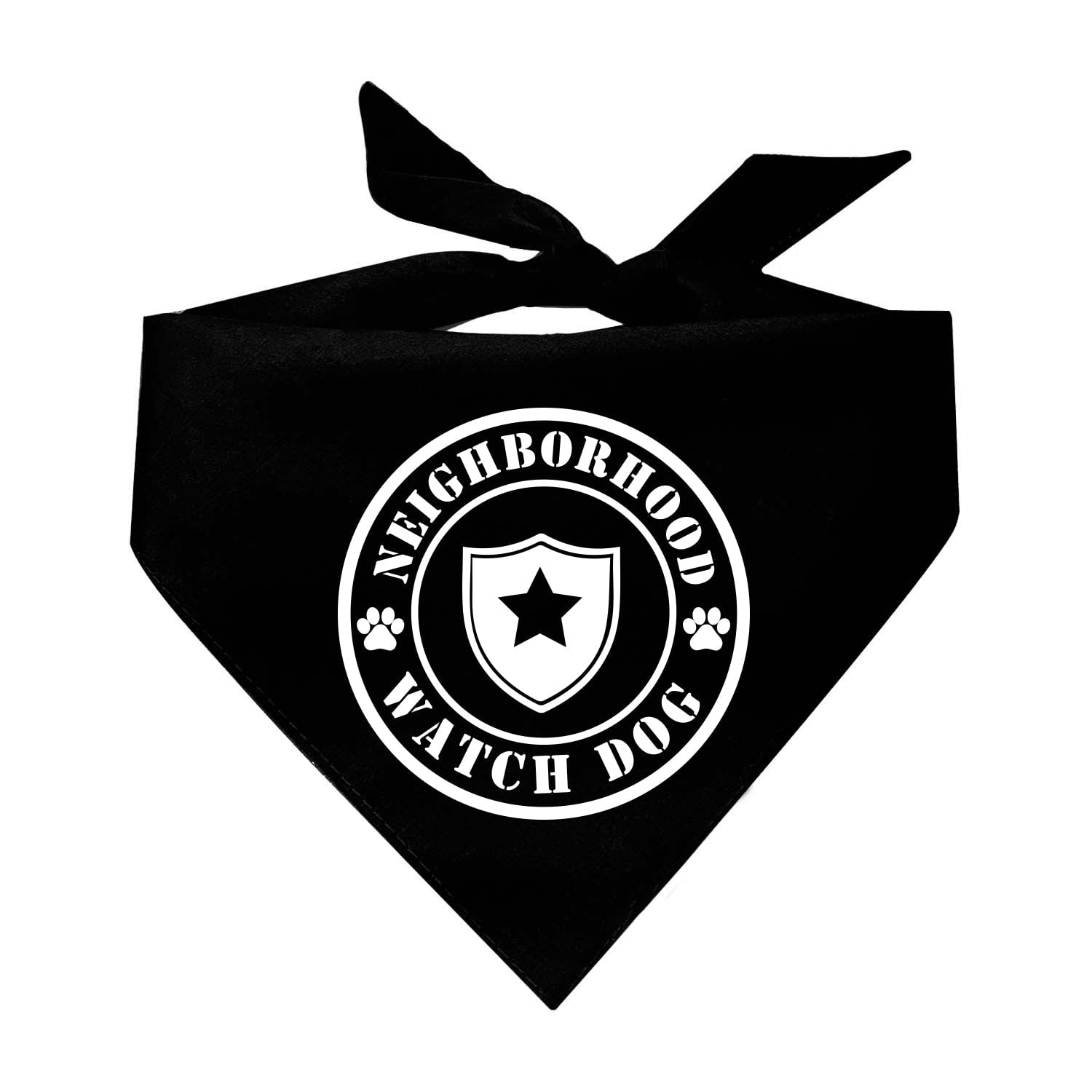 Neighborhood Watch Dog Triangle Dog Bandana - Walmart.com