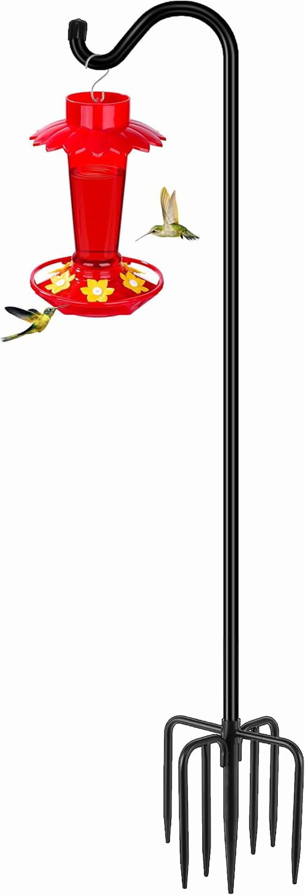 Neighborly Nook Shepherds Hook for Outdoor, 92 Inch Bird Feeder Pole ...