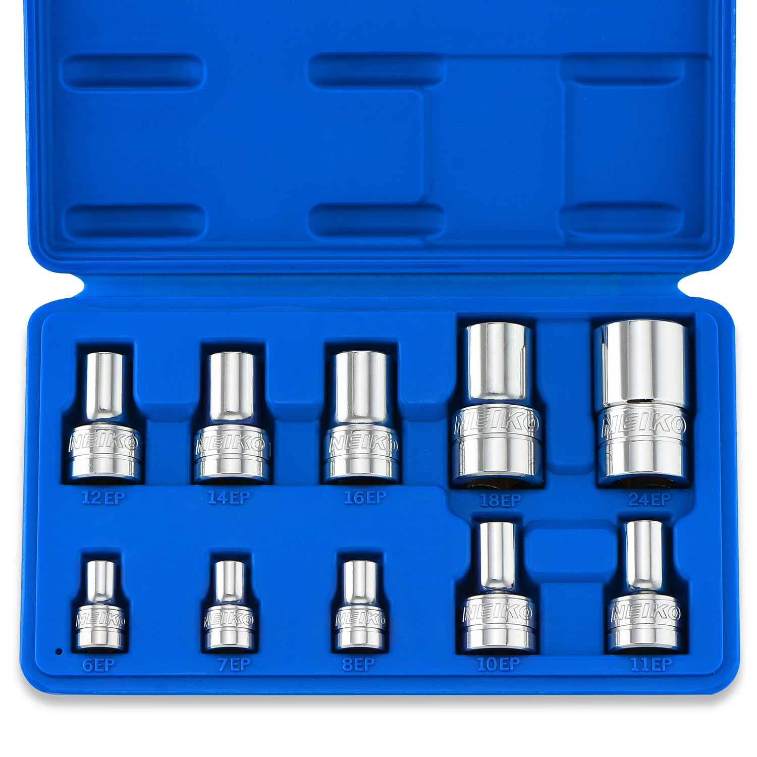 Neiko 02473A External Torx Plus Socket Set, 10 Piece | 1/4-Inch EP6 ...