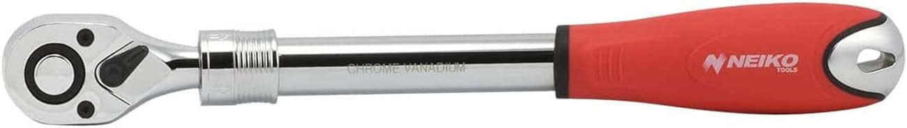 Neiko 03067A, 1/2" Extendable Ratchet Wrench, Chrome-Vanadium Steel ...