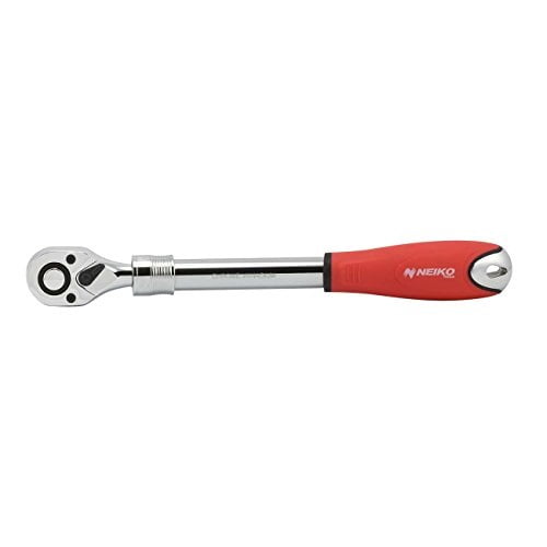 Neiko 03067A, 1/2" Extendable Ratchet Wrench, Chrome-Vanadium Steel ...