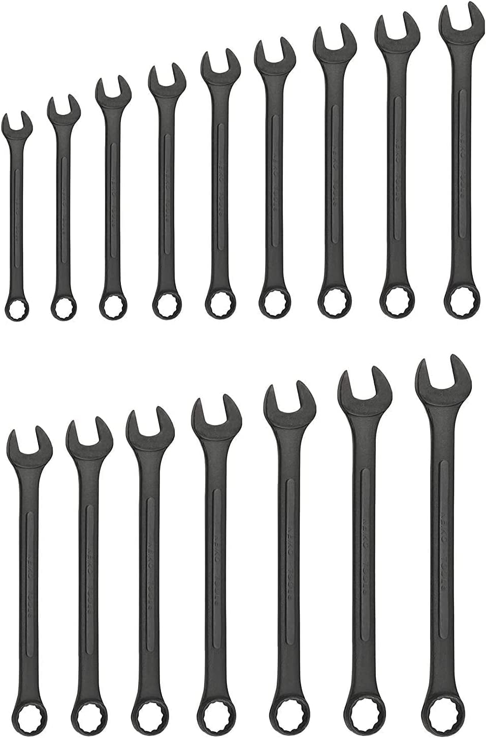 Neiko 03575A Jumbo Combination Wrench Set | 16 Piece | MM | 6 mm to 32 ...
