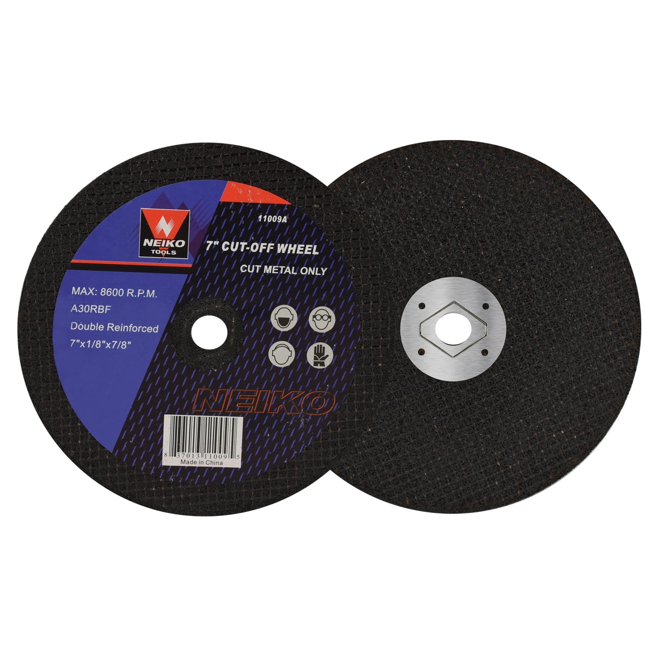 Neiko 10pc Cutoff Wheels 7" x 1/8" x 5/8" inch for Cutting Stainless ...