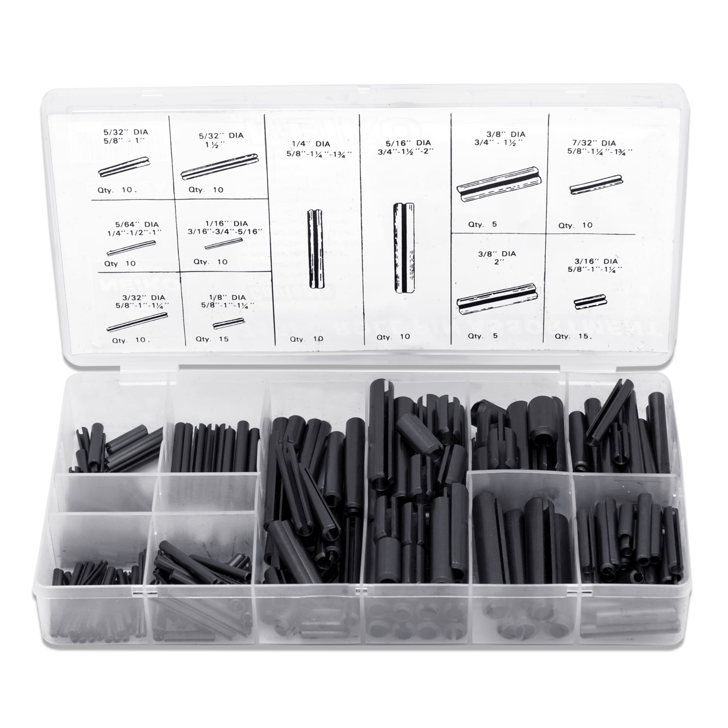 Neiko 315pc Roll Pin Assortment 30 Different Sizes Shop Hardware ...