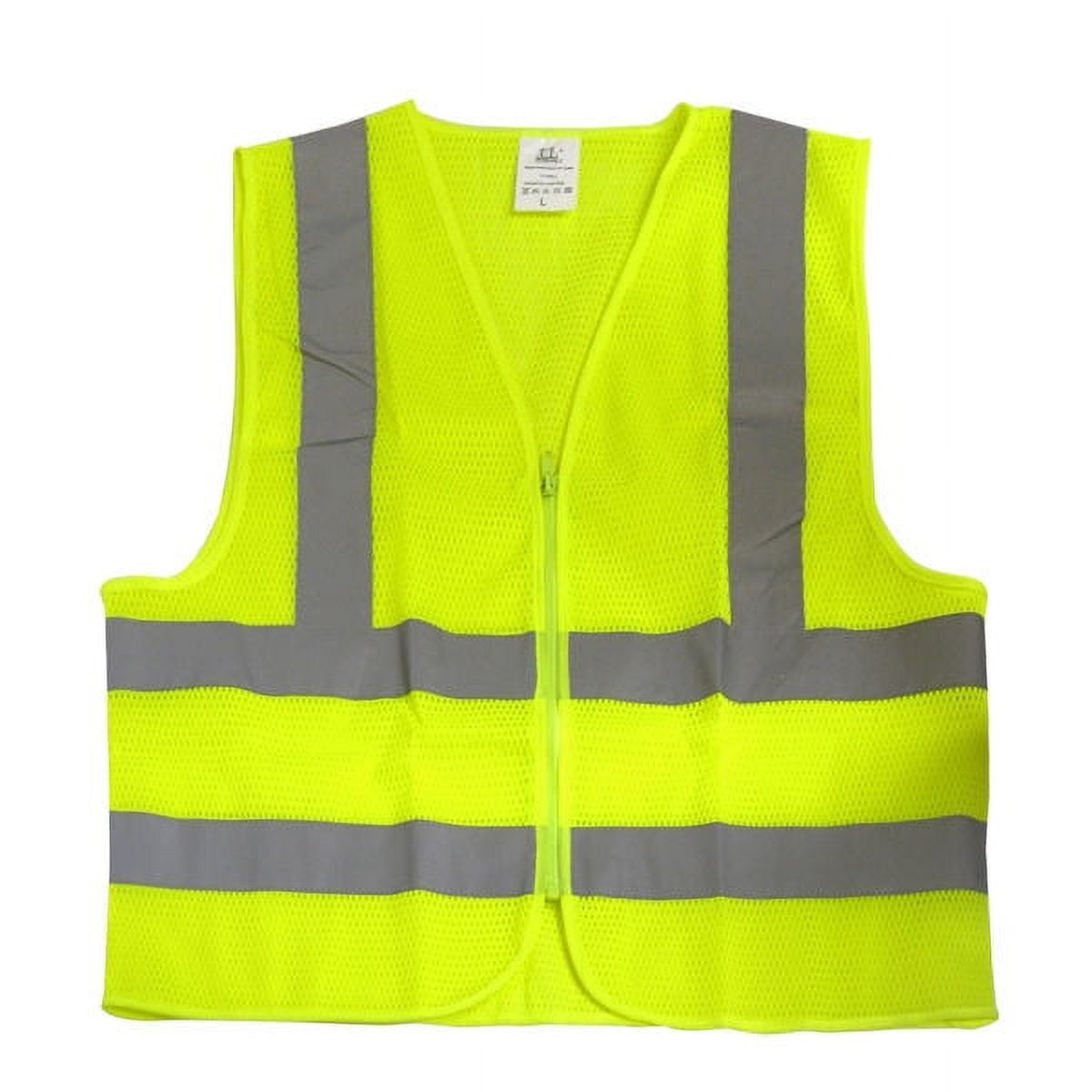 Neiko 53960a High Visibility Safety Vest With Reflective Strips For