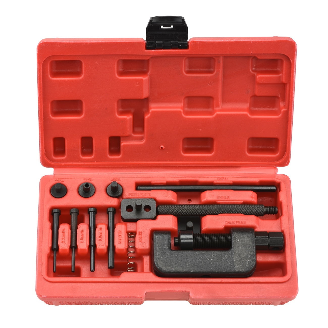 Neiko Neiko 13 PC Chain Breaker Riveting Tool Kit | Cuts OHV Cam Drive ...