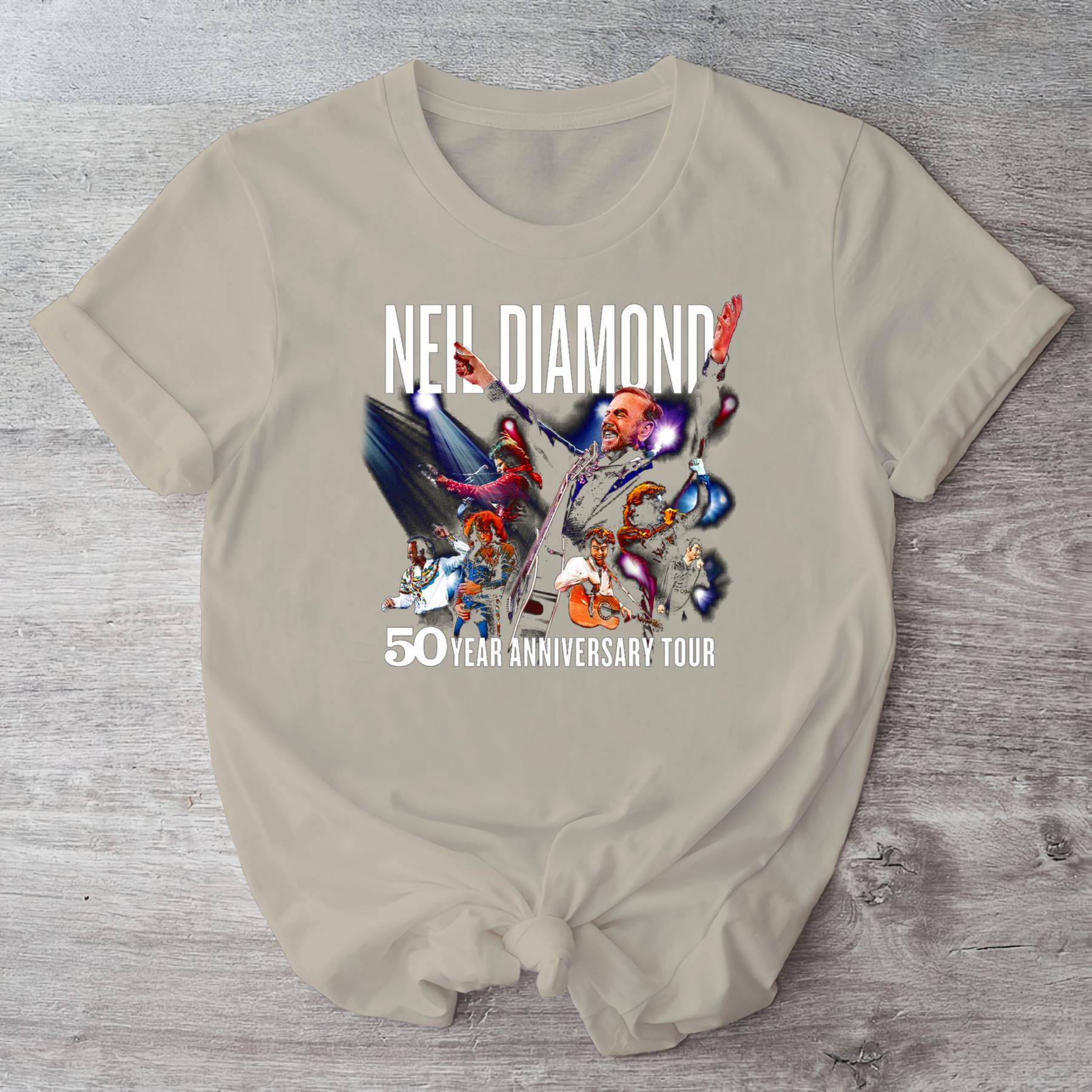 Neil Diamond 50 Year Anniversary Tour Shirt-TH17023 - Walmart.com