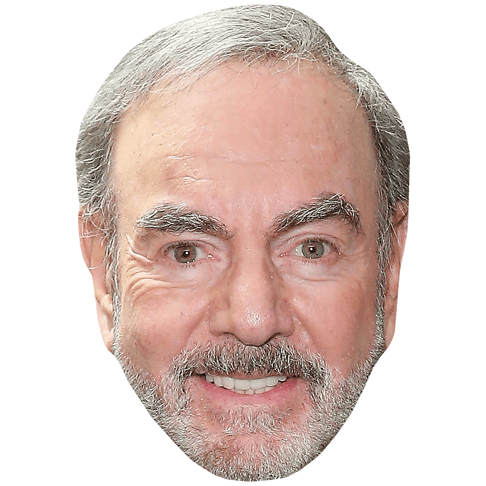 Neil Diamond (Grey Hair) Flat Cardboard Face - Walmart.com