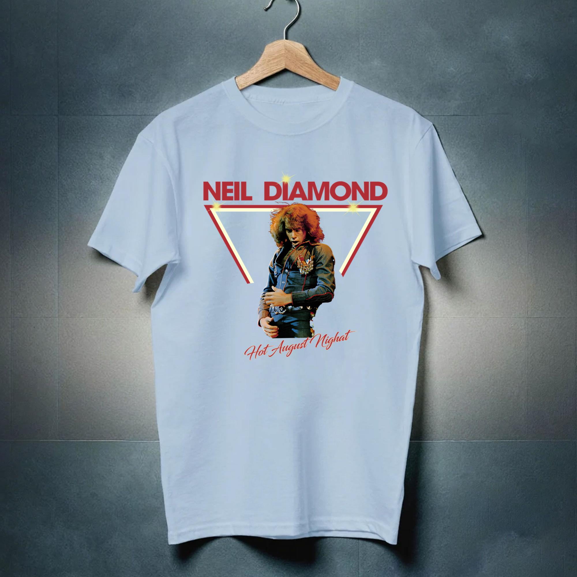 Neil Diamond Shirt Classic Black Unisex S-234XL EL182-TH36605 - Walmart.com