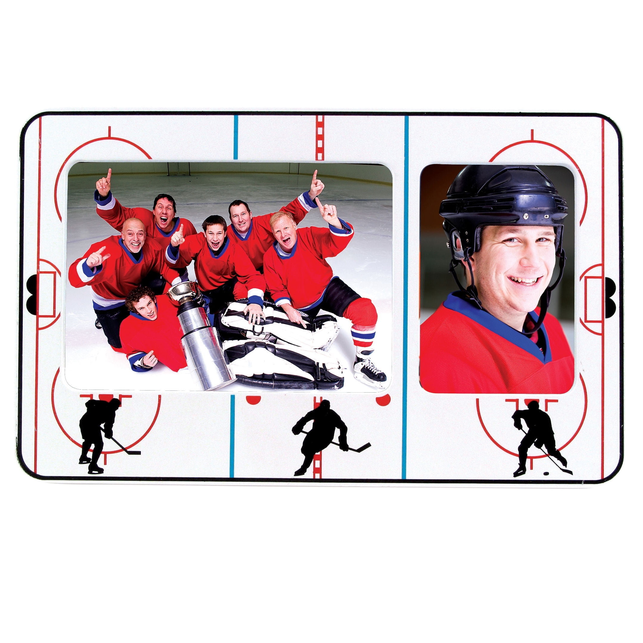 Neil Enterprises Hockey Memory Mates Wooden Tabletop/Wall Mount Picture ...