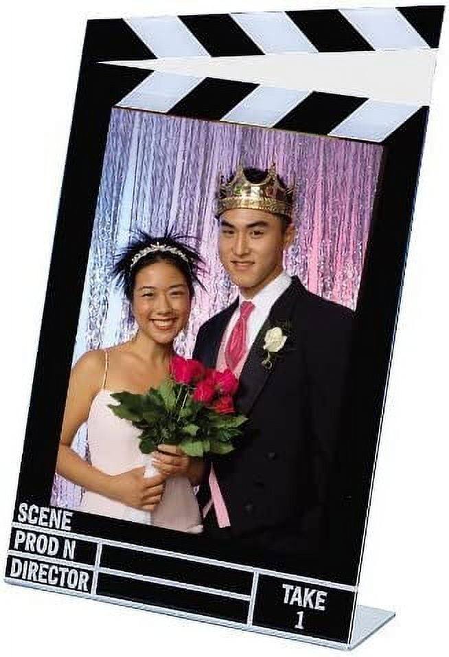 Neil Enterprises Inc. 5x7 Acrylic Movie Clapboard Picture Frames - Pack ...