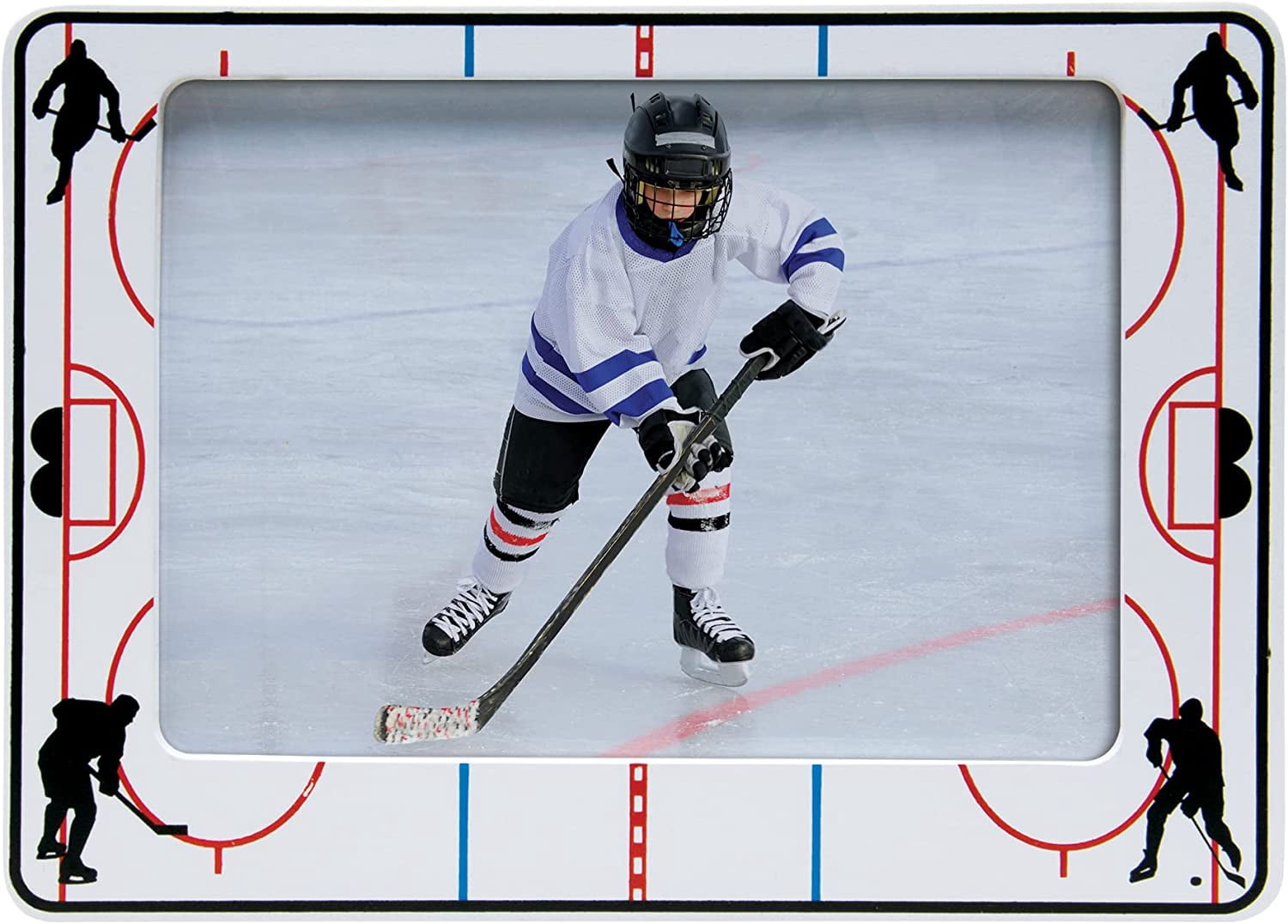 Neil Enterprises Inc. 7x5 Hockey Team Tabletop or Wall Mount Wood ...