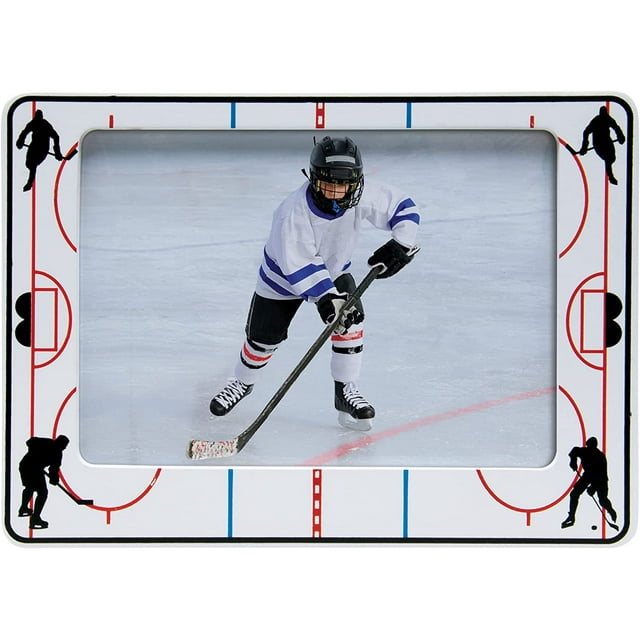 Neil Enterprises Inc. 7x5 Hockey Team Tabletop or Wall Mount Wood ...